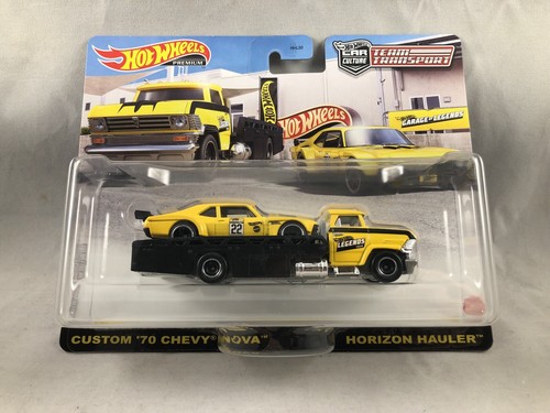Hot Wheels Car Culture Team Transport Custom '70 Chevy Nova & Horizon ...