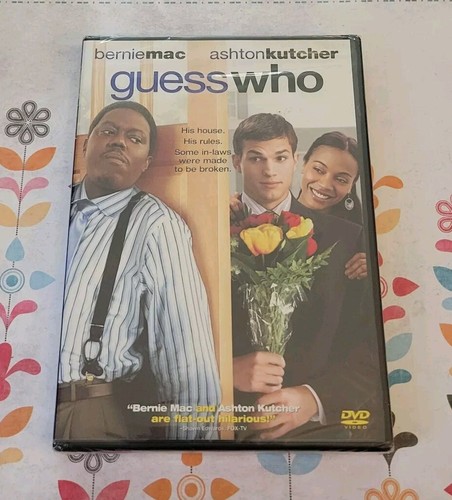 GUESS WHO DVD 📀 Bernie Mac Ashton Kutcher Zoe Saldana 2005 -- New ...