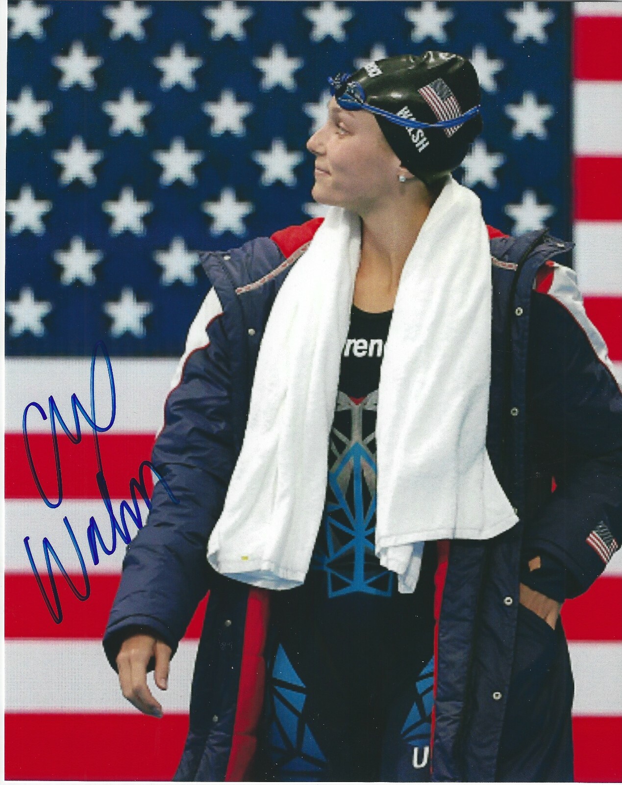 ALEX WALSH Signed 8 x 10 Photo TEAM USA Swimming Olympics FREE SHIPPING ...