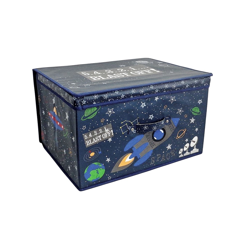 Large Collapsible Storage Box Folding Jumbo Storage Chest Kids Room Toy ...