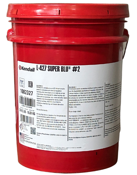 Kendall L-427 Super Blu Grease, NLGI #2 GC-LB; Multipurpose Extreme ...