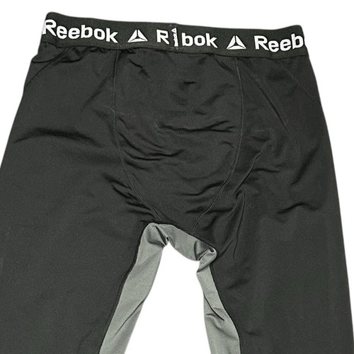 Reebok Mens L Compression Pants Gym Training Running Activewear | eBay