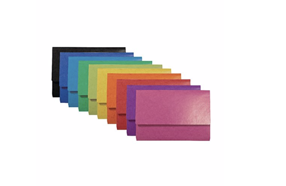 Iderama Pocket Wallet Foolscap Assorted 6500Z | eBay