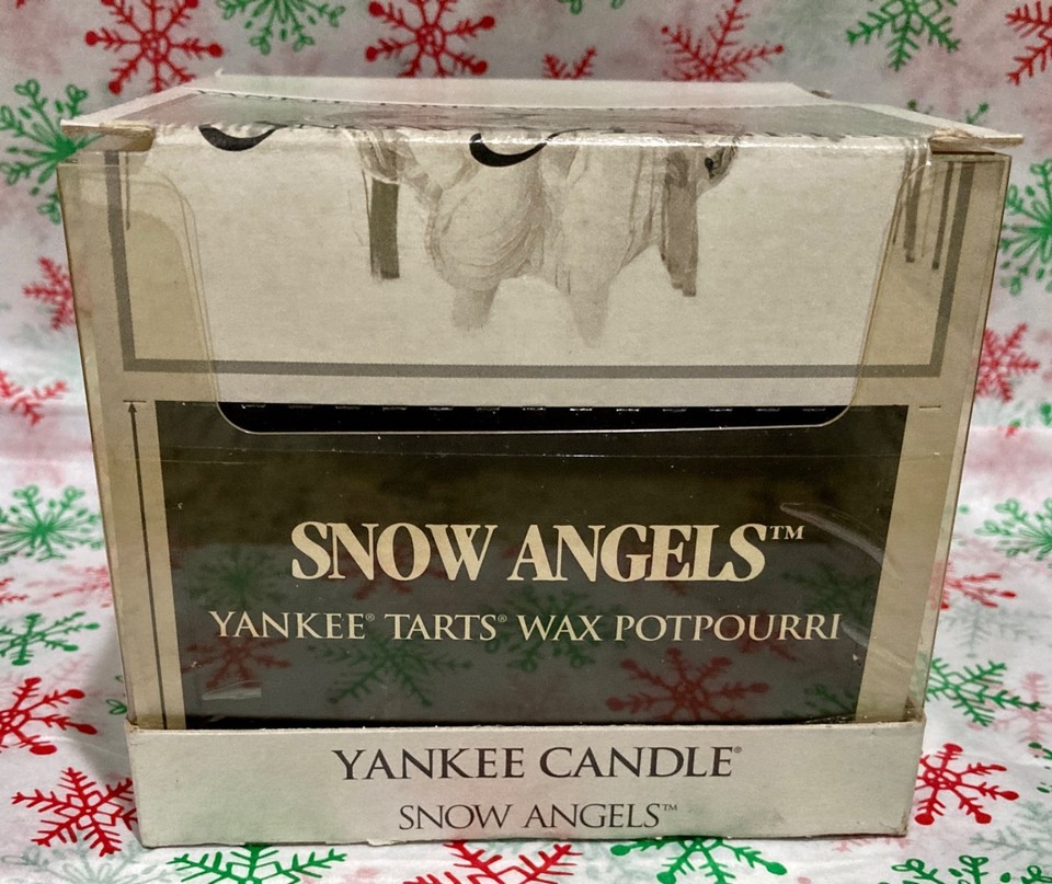 BOX of 24- YANKEE CANDLE ⭐ -SNOW ANGELS- TARTS Christmas NEW⭐ Rare ...