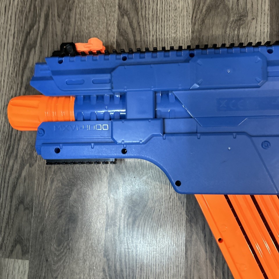 Nerf Rival Gun Blaster Khaos MXVI-4000 Blue. Works great | eBay