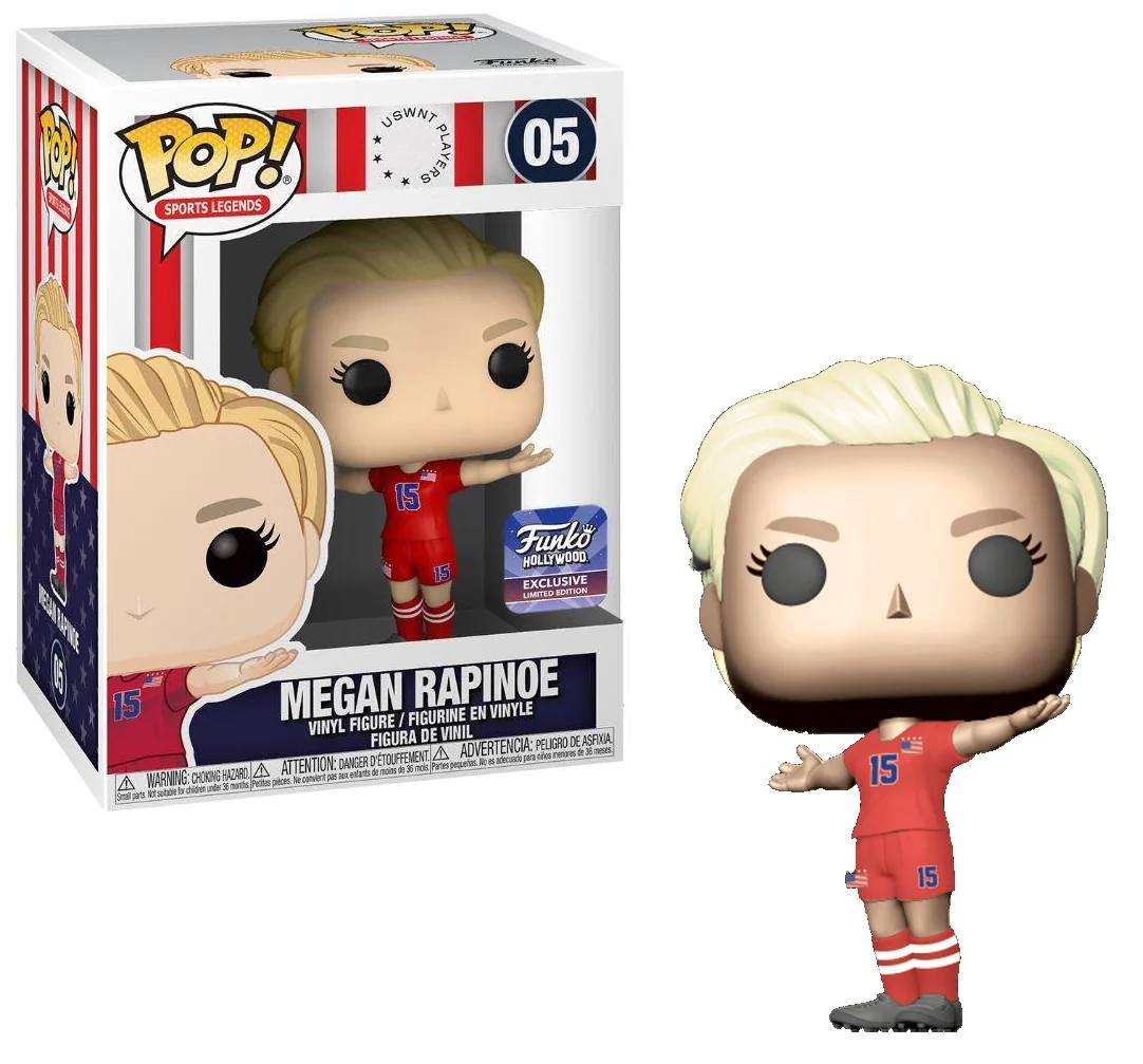 Funko POP! Sports Legends USWNT Megan Rapinoe Funko Hollywood Exclusive ...