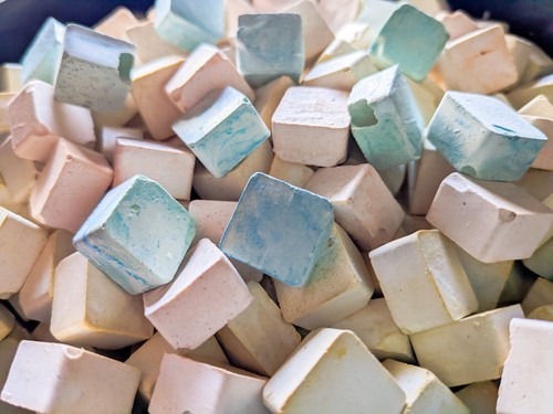 50 x Mixed Calcium Mineral Block Food for Shrimp Snails Plecos Nerites ...