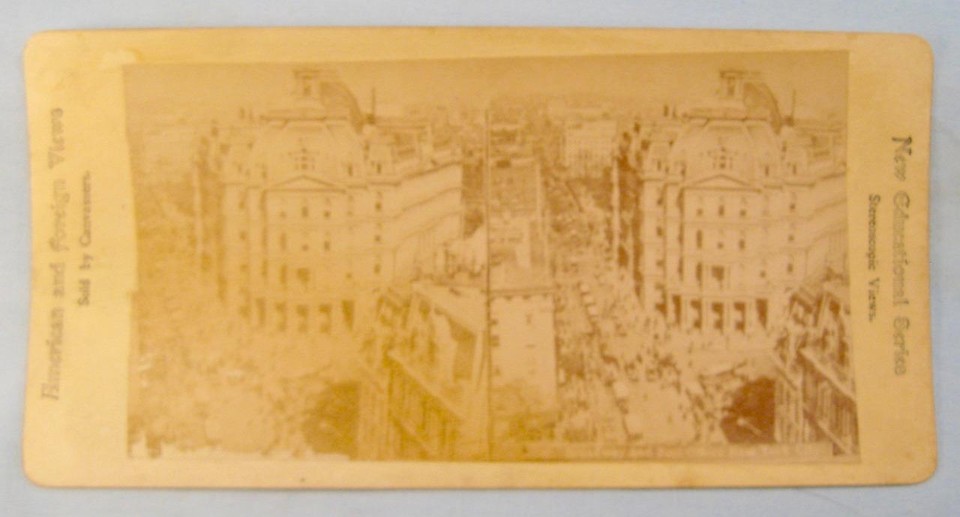 Stereoview American Foreign Views Broadway And Post Office New York ...
