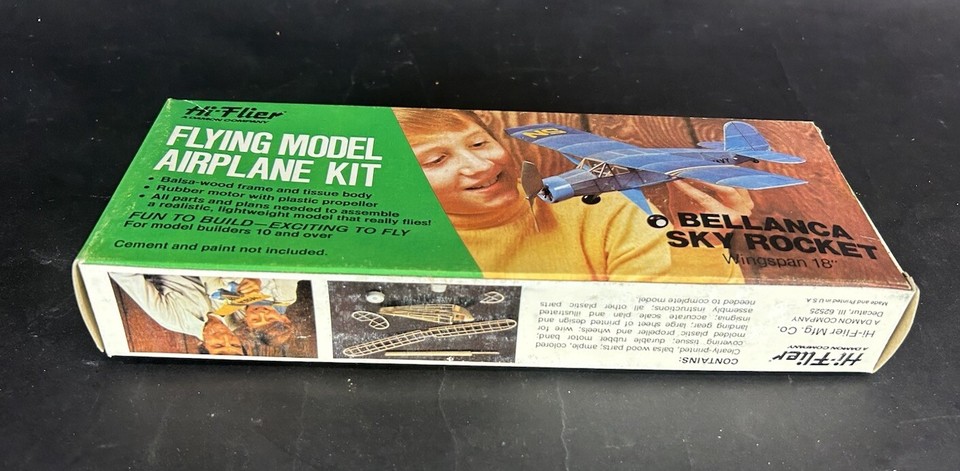 Hi-Flier Bellanca Sky Rocket Flying Wood Model Airplane No. 53 | eBay
