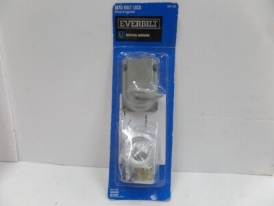 EVERBILT 90374 KEYED GARAGE DOOR DEAD-BOLT LOCK WITH CYLINDER ...