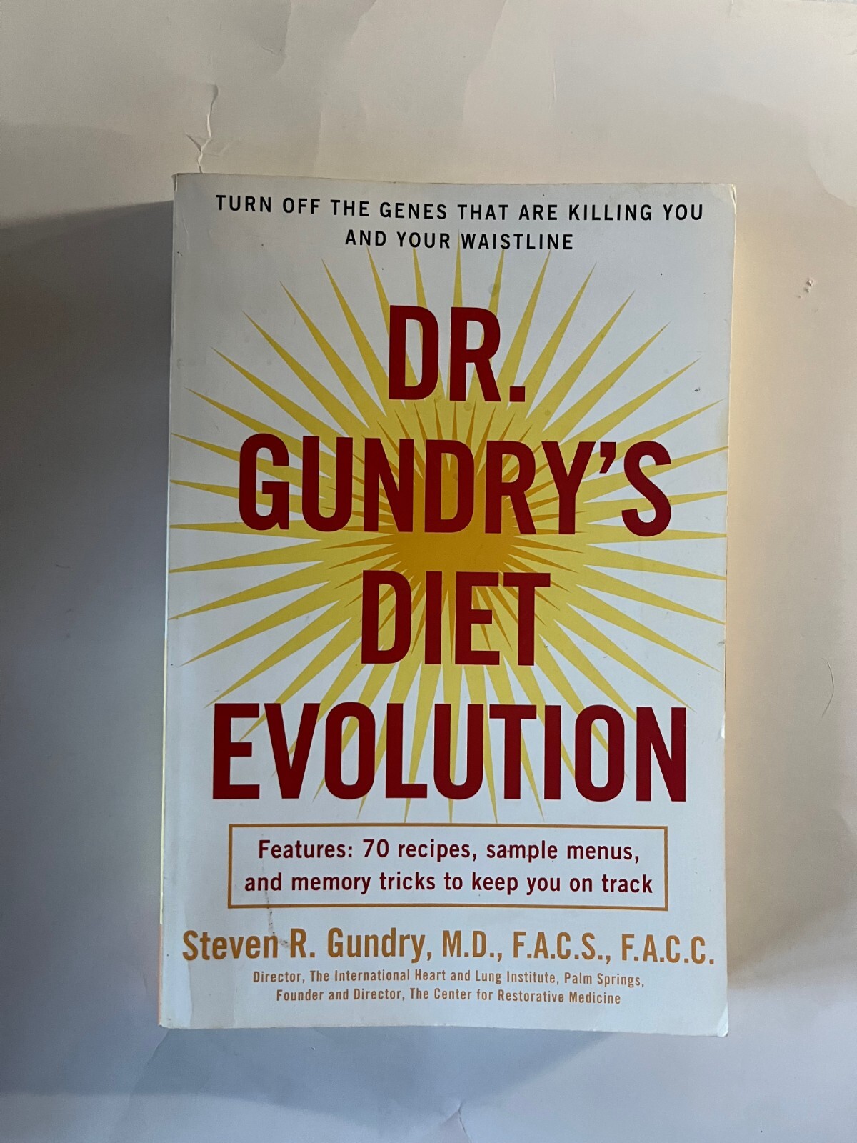 Dr. Gundry's Diet Evolution, Steven R. Gundry, Good Condition | eBay