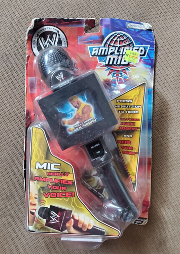 WWE Amplified Microphone Hulk Hogan Rob Van Dam Smackdown WWF WCW | eBay