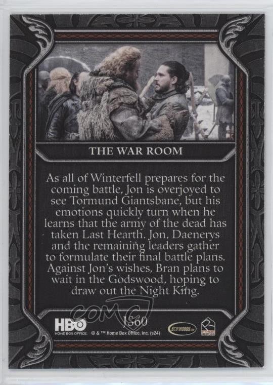 2024 Rittenhouse Game of Thrones Legends the Realm Saga Jon Snow War ...