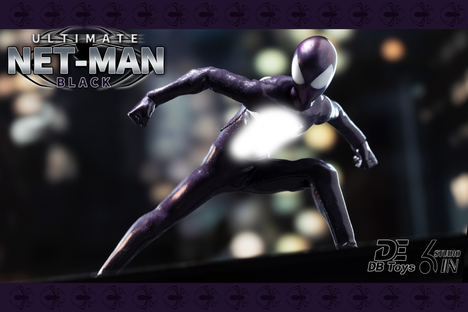 DBToys X 6in Studio 1/12 Ultimate Netman Red Ultimate Black Symbiote ...