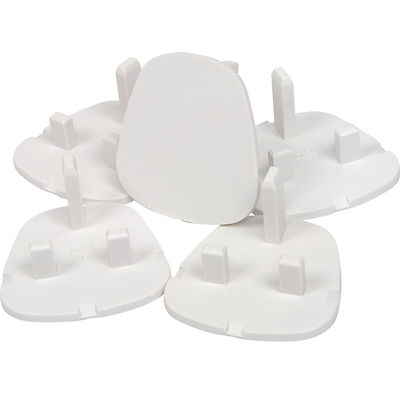 QTY 5x UK Plug Plastic Safety Covers For Electrical Sockets Pets Baby ...