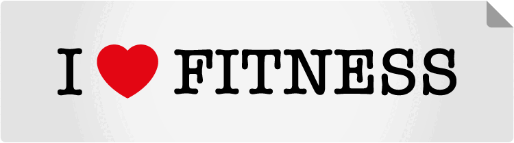 I Love Fitness Car Bumper Sticker Decal | eBay