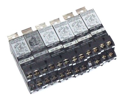 LOT OF 6 ALLEN BRADLEY 595-AA SER. B AUXILIARY CONTACTS SIZE 0-4 | eBay