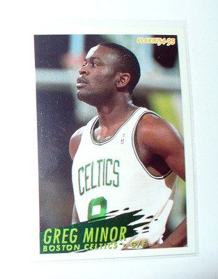 CARTE NBA BASKET BALL 1995 PLAYER CARDS GREG MINOR (248) | eBay