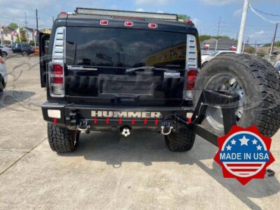 for:03-09 Hummer H2 Rear Bumper Letter Insert Sticker Accent Door Cover ...