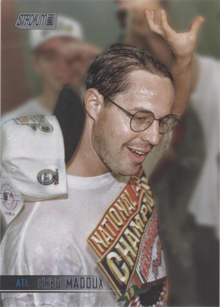 2021 Topps Stadium Club - Oversized Base Topper Greg Maddux #OBGM for ...