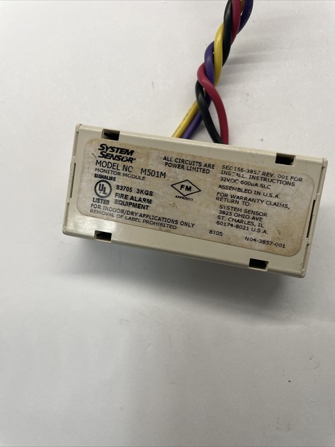 System Sensor M501M Fire Alarm Monitor Module for sale online | eBay