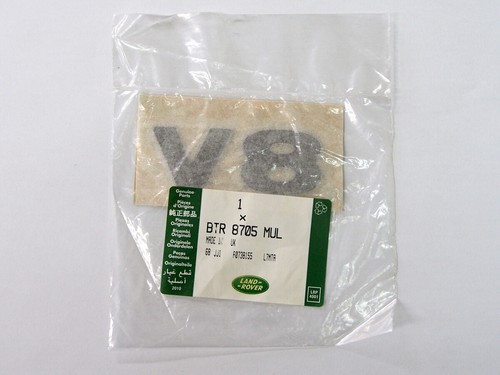 Land Rover Defender 90 V8 Name Decal Tape Gray Raised Lettering Set ...