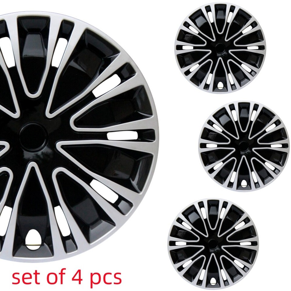 4PC Wheel Cap Hub Cover 15 inch Automobile Hubcap Wheel Cover 15" Wheel ...