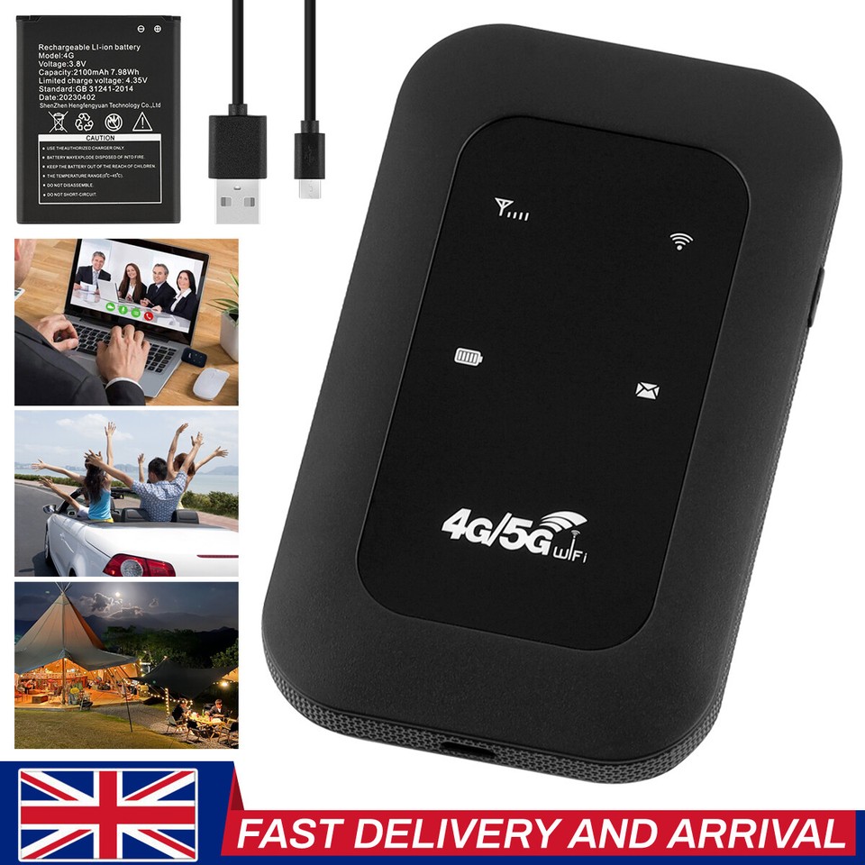 Unlocked WiFi Mobile Broadband Wireless Router Portable MiFi Hotspot 4G LTE TOP! | eBay UK