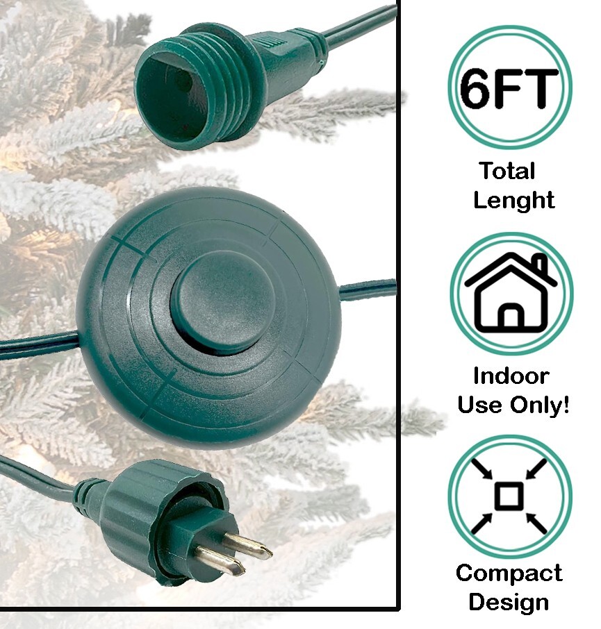 Adapter TS-48W29V DC 29V 1.66A + Power Cord Foot Switch 1/2in Plug Xmas ...