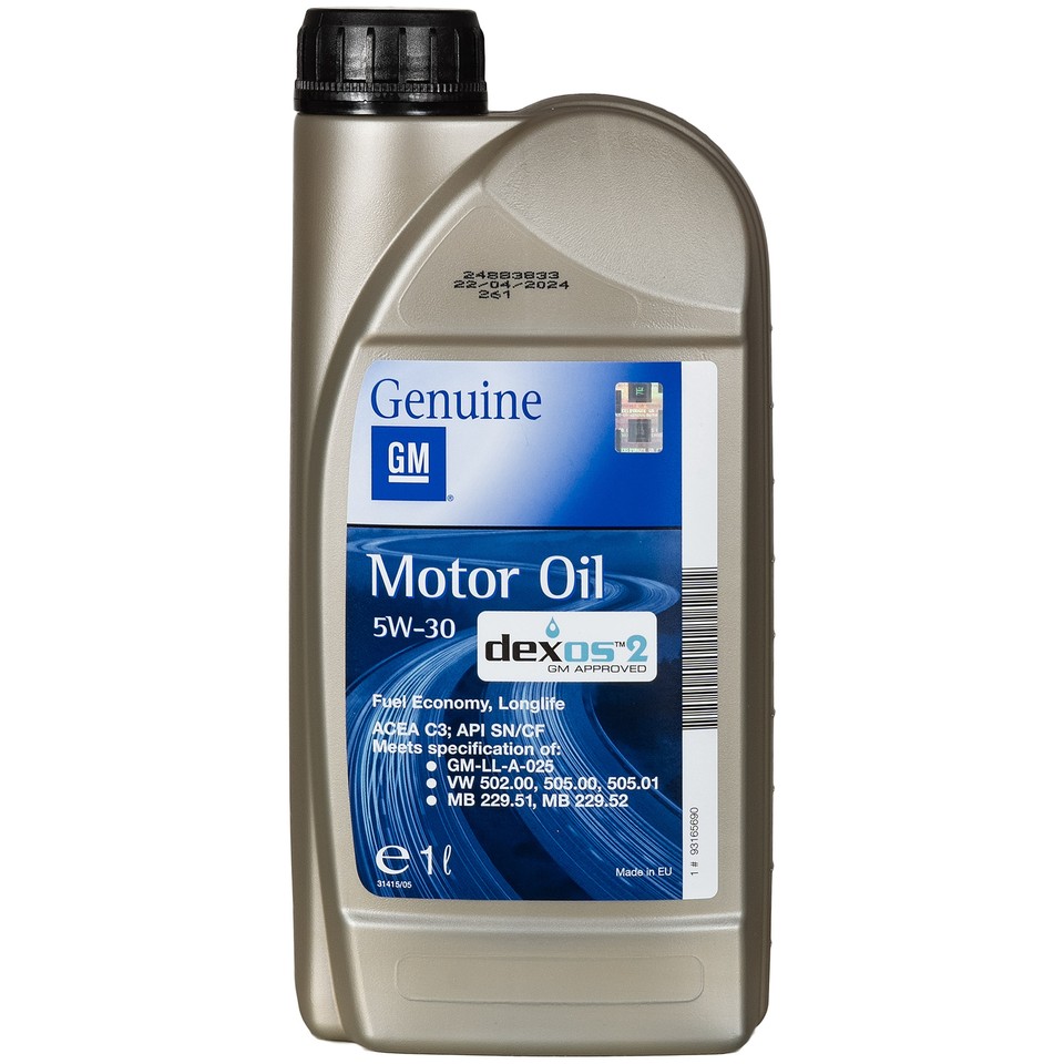 GM General Motors Opel 5W-30 dexos2 Olio Longlife 7 Litro Benzina ...