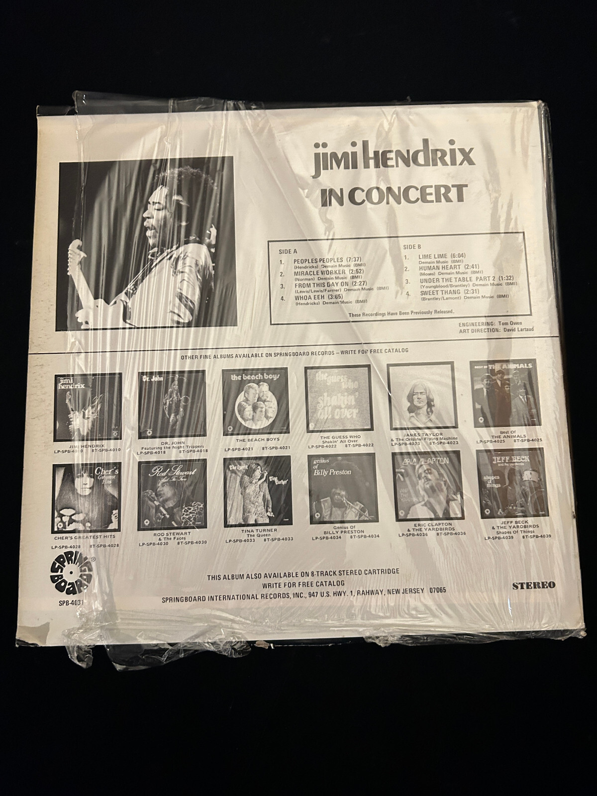 Jimi Hendrix ‎– In Concert VINYL LP | eBay UK