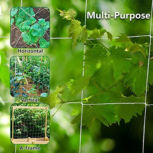 Soft Mesh Nylon Trellis Netting Roll 5 X 350 Ft Heavy Duty Garden ...