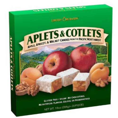 Liberty Orchards Aplets & Cotlets Apple, Apricot & Walnut Candies | eBay