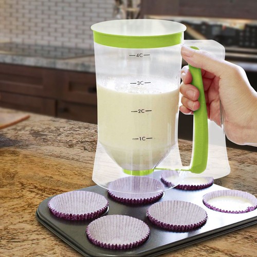 Dough portioner dough dispenser dispenser measuring cup muffin cupcake ...