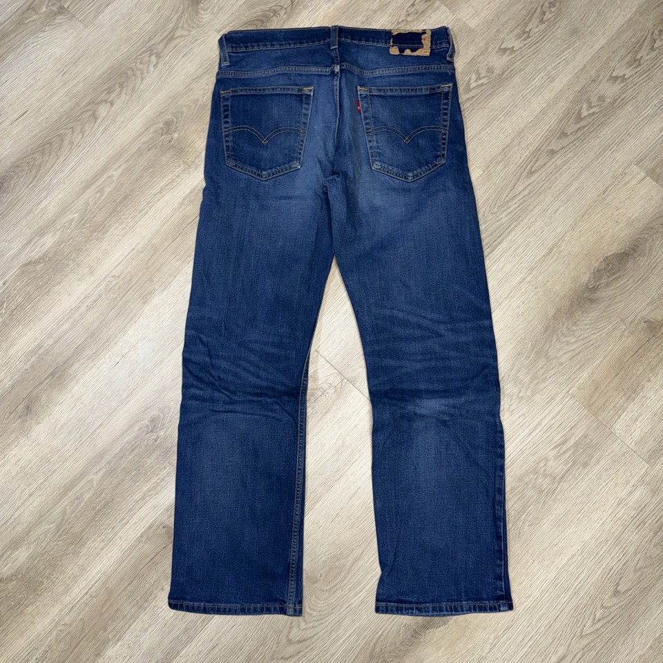 Levis 569 Jeans Mens Blue Denim Loose Straight Leg W32 L30 | eBay UK