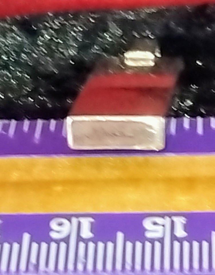 VINTAGE STERLING SILVER INGOT PENDANT 14G HALLMARK LONDON 1977 FREE ...