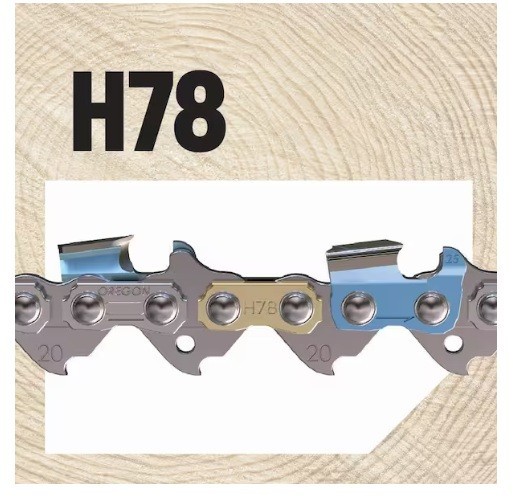 20 in OREGON CHAINSAW BAR and H78 CHAIN 78 Link .325” Pitch .050 Ga ...