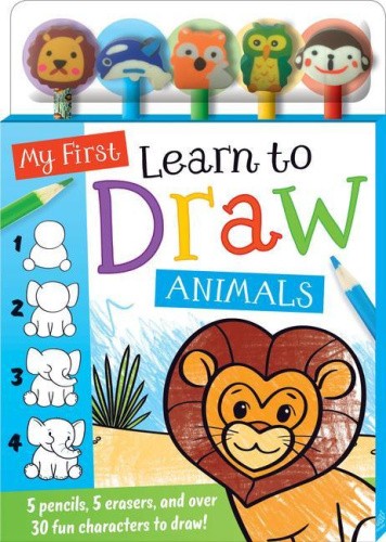 My First Learn to Draw: Animals [With Pencil Toppers] by Melissa Webb ...