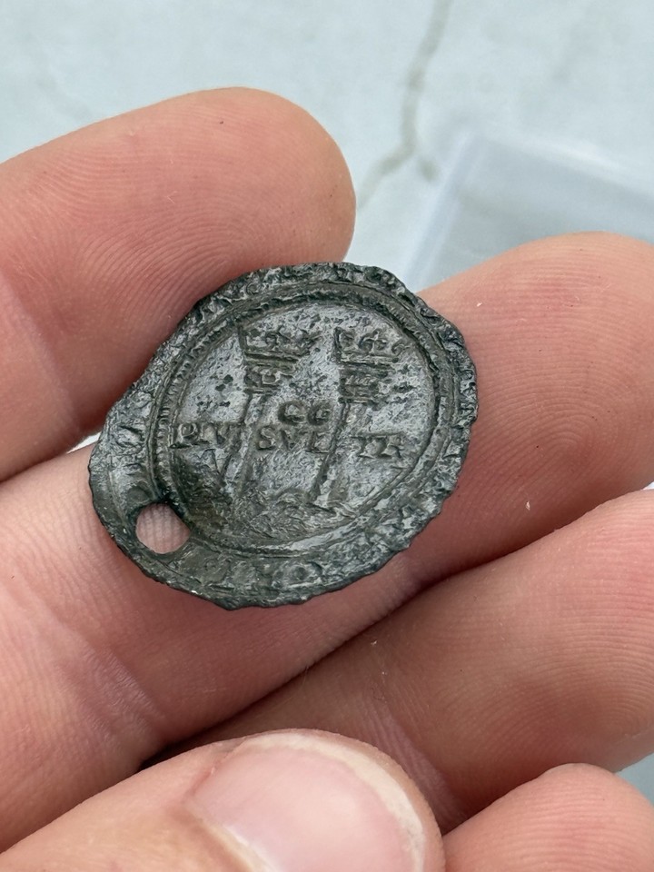 RARE 1554 Texas Fleet Silver 2 Reale Cob Coin Mexico Mint Shipwreck 1715 Atocha | eBay