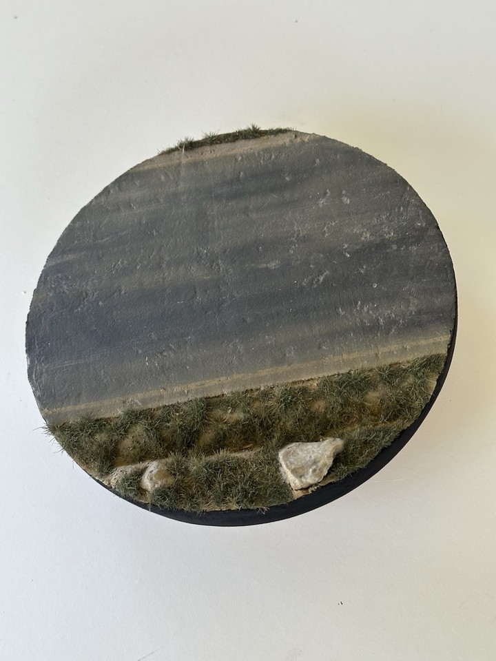 PRE BUILT 1/35-1/32 -1/30 Diorama 8inch Circular Vignette Base WW1-WW2 ...