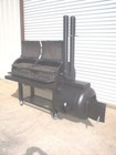 NEW Reverse Flow Custom Patio BBQ pit smoker Charcoal grill | eBay