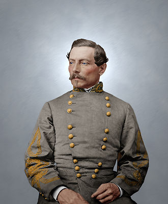 General Beauregard Confederate Color Tinted photo Civil War 4176424807 ...