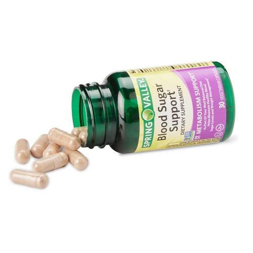 Spring Valley Blood Sugar Support Vegetarian Capsules 30ct for sale ...