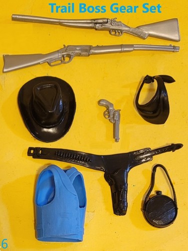 8 piece Trail Boss toy Pistol Rifle Shotgun CXR Accessories Lot Johnny ...