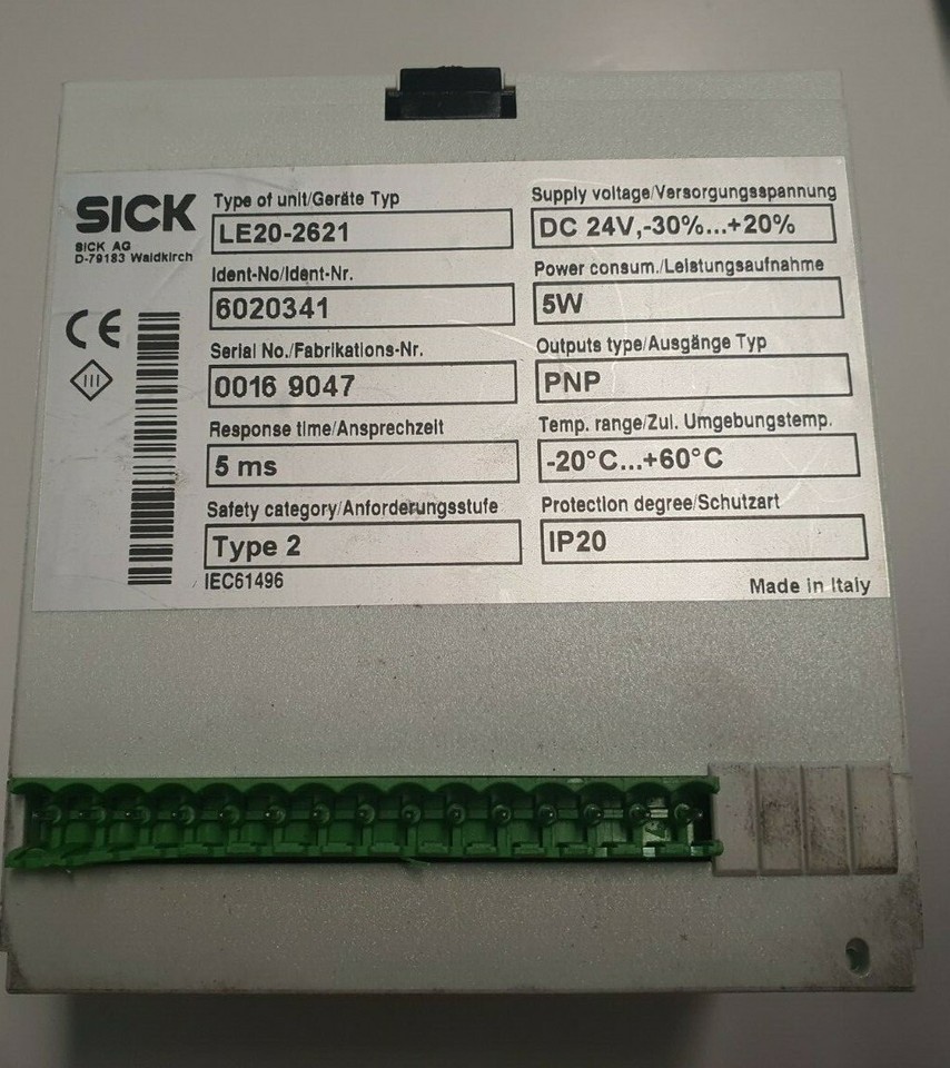 SICK LE20-2621 | eBay