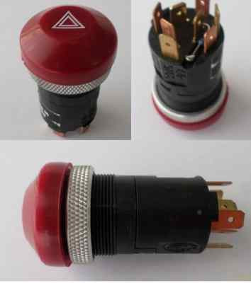 5122659 SWITCH 4 ARROWS BUTTON EMERGENCY ORIGINAL SERIES TRACTOR FIAT ...