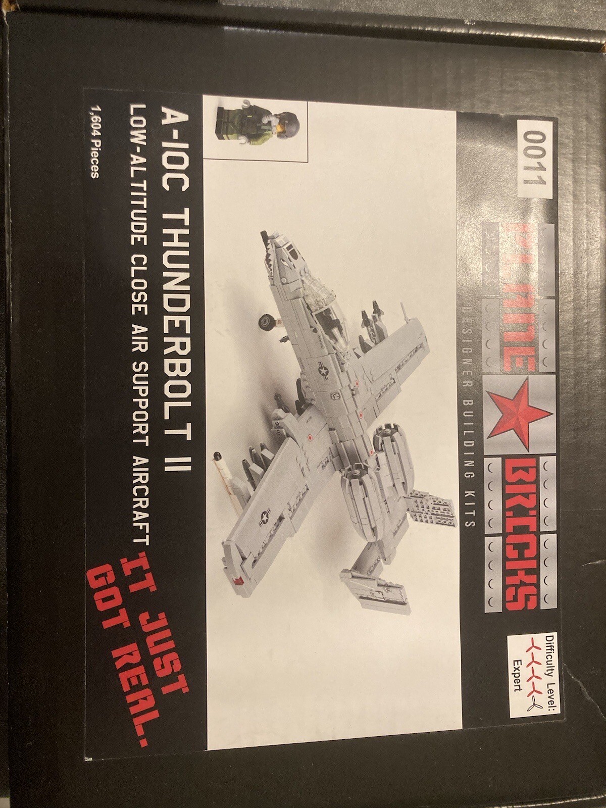Planebricks A-10 Thunderbolt 2 With BRICKMANIA Pilot Minifigure | eBay