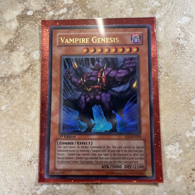 Yugioh - Vampire Genesis SD2-EN001 1st Edition Ultra Rare NM | eBay