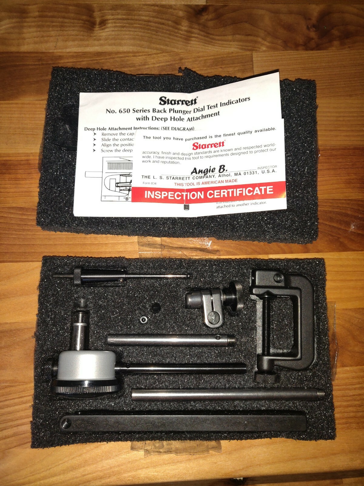 STARRETT 650A1Z Dial Indicator,0 to 0.200 In,0-100 NEW | eBay