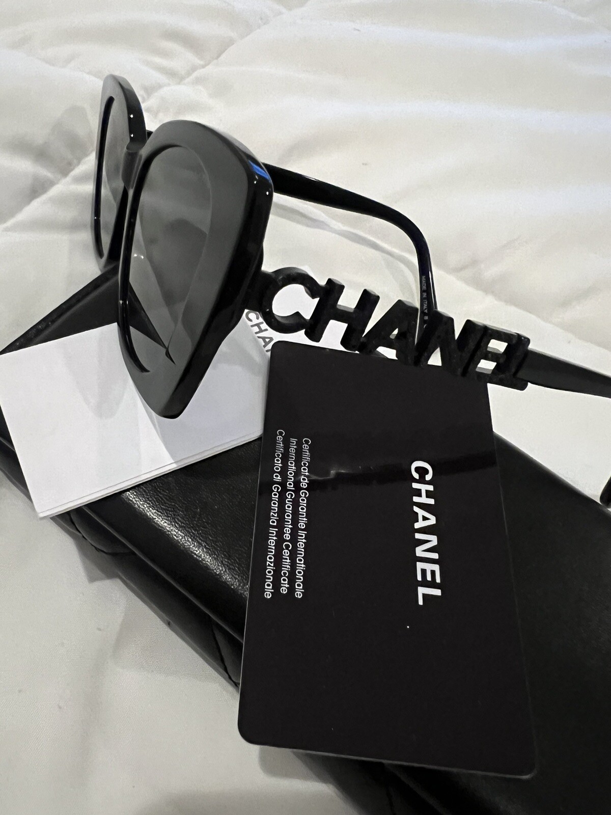 Authentic CHANEL Sunglasses CH5422B Women's Polarized-Black New With ...